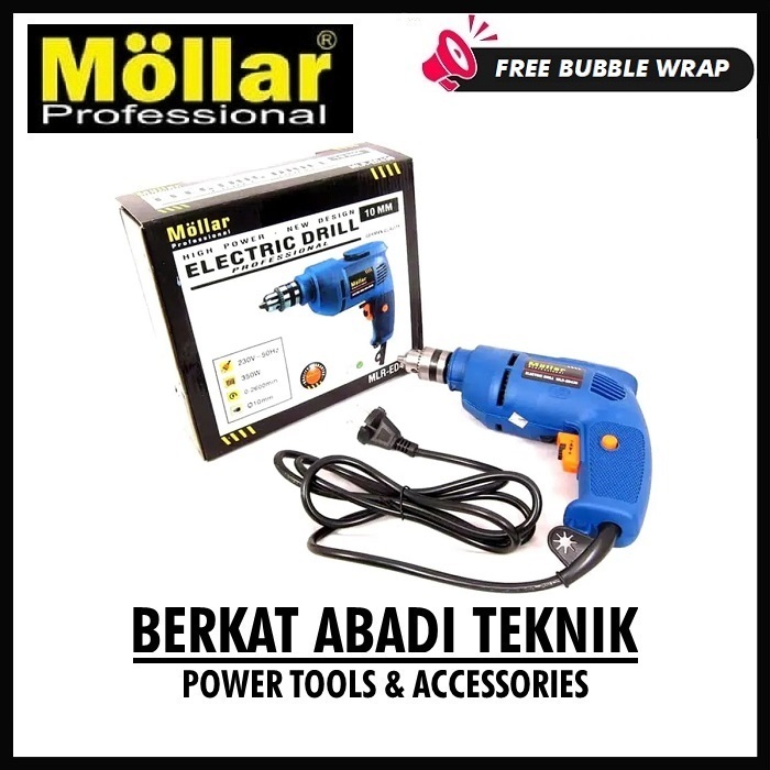 Jual MOLLAR ED430 Mesin Bor Listrik 10mm Tangan Kayu Besi Electric ...