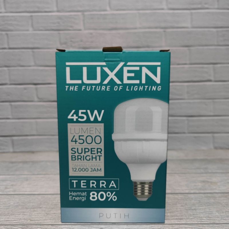 Jual LUXEN TERRA LAMPU LED BULB 45W 45 WATT SNI GARANSI 1 TAHUN ...