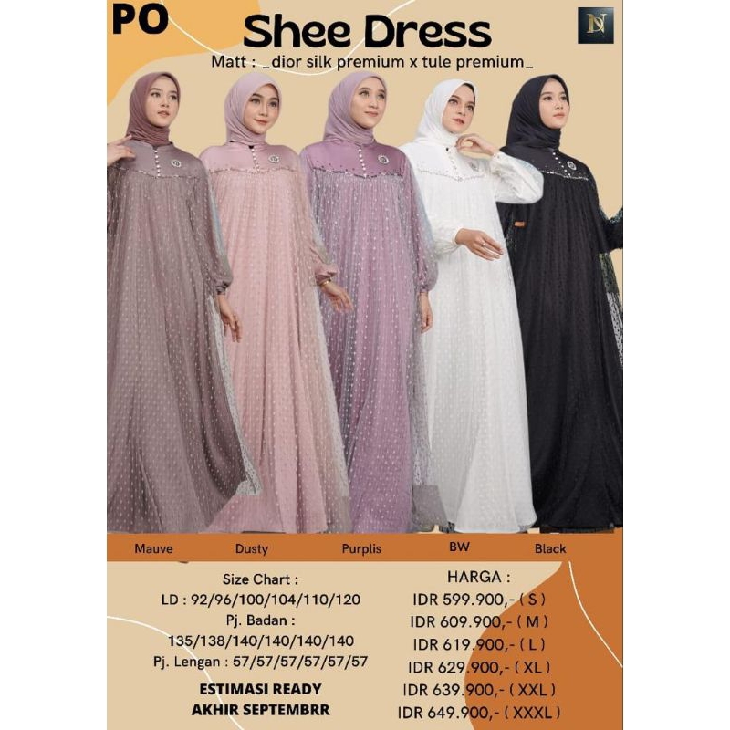 Jual Shee dress by Nadheera Luxury | Shopee Indonesia