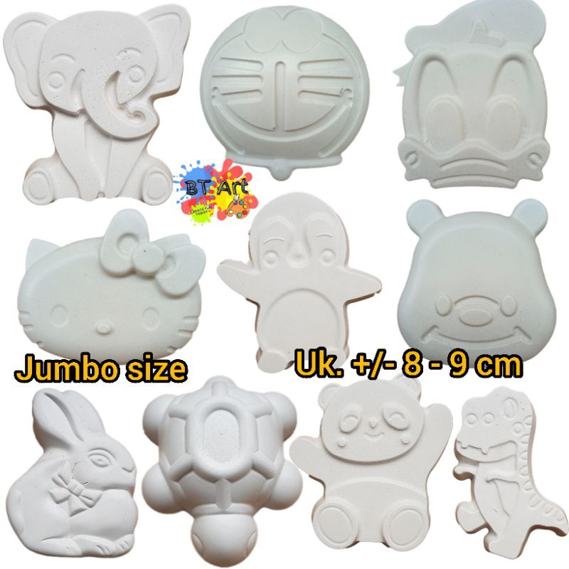 Jual MELUKIS PATUNG GIPSUM MINIMAL ORDER 5 PCS - GYPSUM PAINTING SATUAN ...