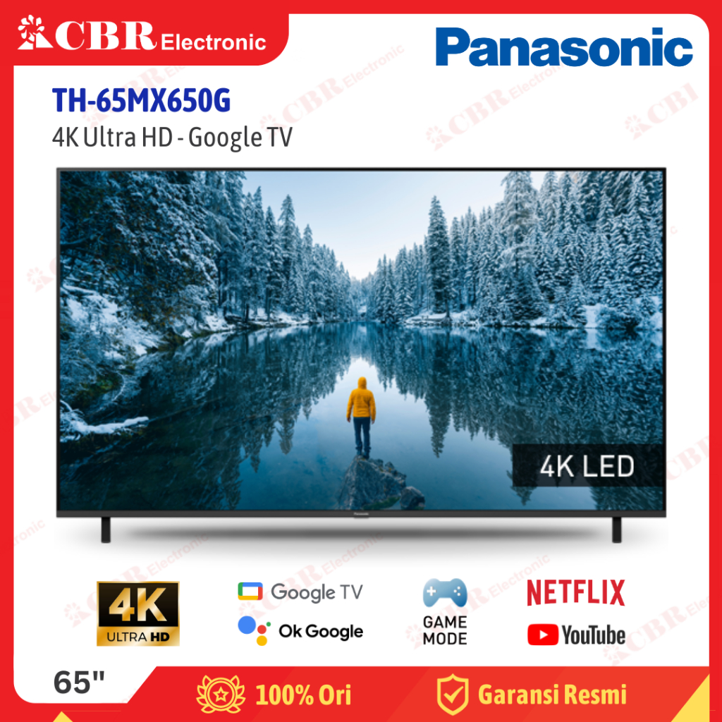 Jual TV Panasonic 65 Inch LED 65MX650G (4K UHD-Google TV) | Shopee ...