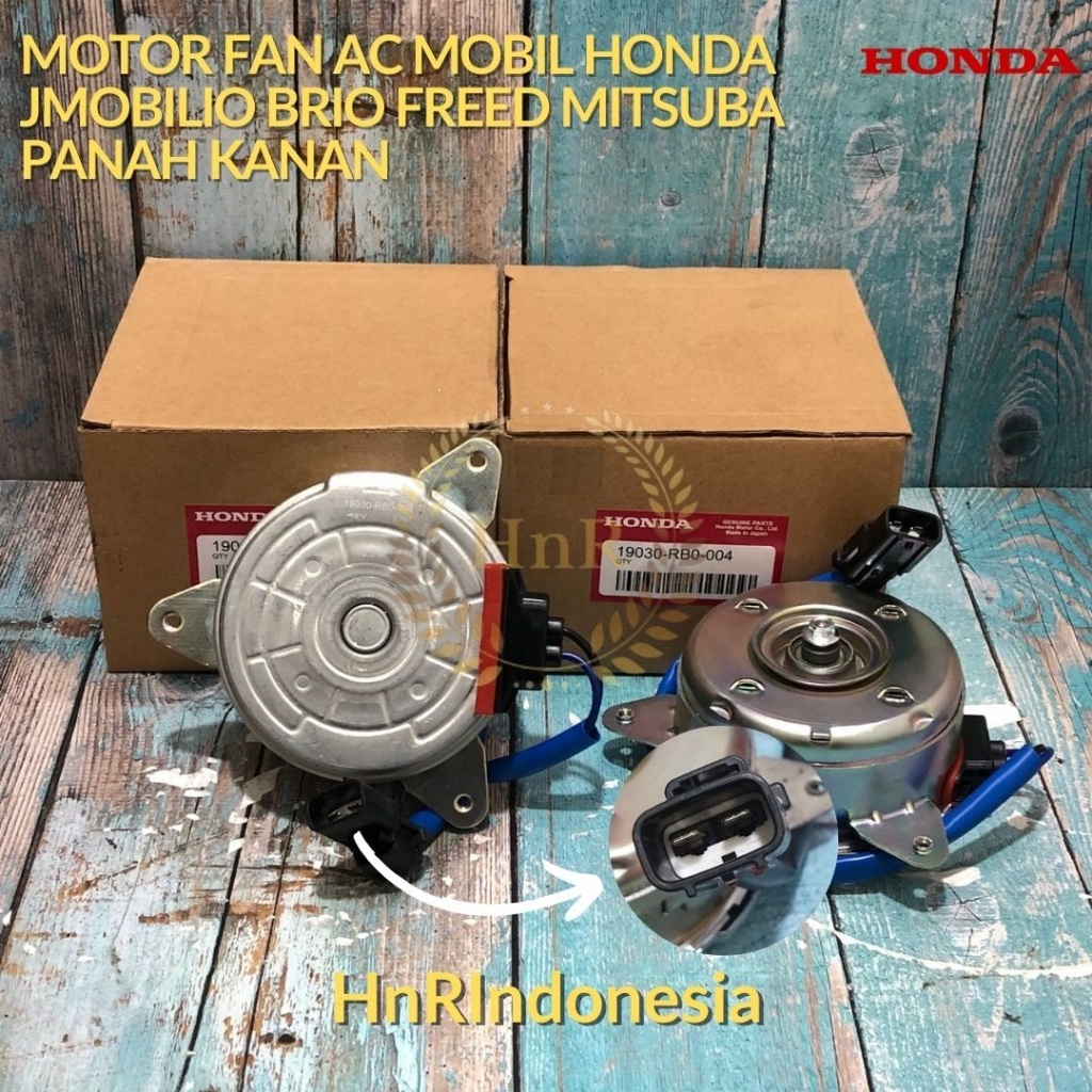 Jual MOTOR FAN RADIATOR HONDA HRV JAZZ RS BRIO MOBILIO FREED CITY MITSUBA PANAH KANAN | Shopee ...