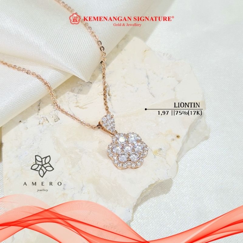 Jual Liontin Emas Fashion Model Bunga | Shopee Indonesia