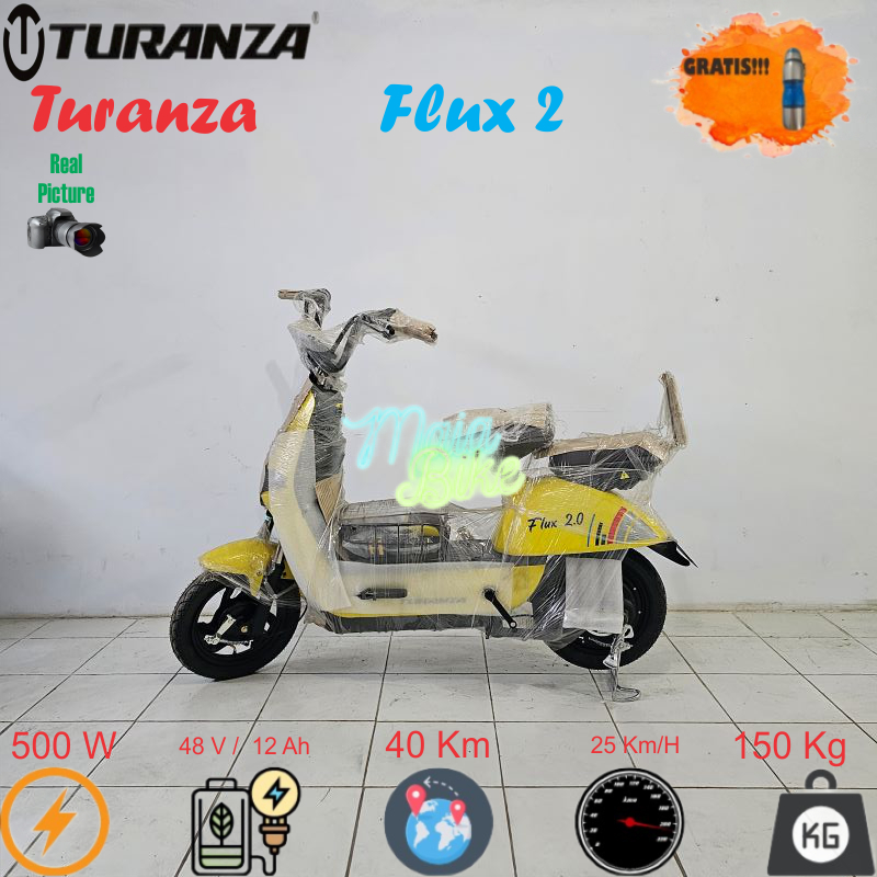 Jual Sepeda Listrik Turanza Flux 2 | Shopee Indonesia
