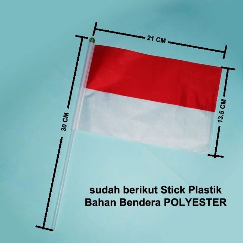Jual bendera tangan Indonesia/bendera tangan negara indonesi bendera ...
