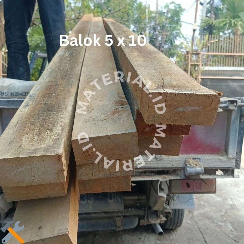 Jual Kayu Balok Super 5 x 10 x 4 Meter Batangan Murah Eceran Galar Ecer ...