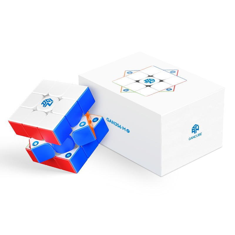 Jual Magic Cube Gan 356 M E Magnetic 3x3x3 Puzzle Kubus Stickerless ...