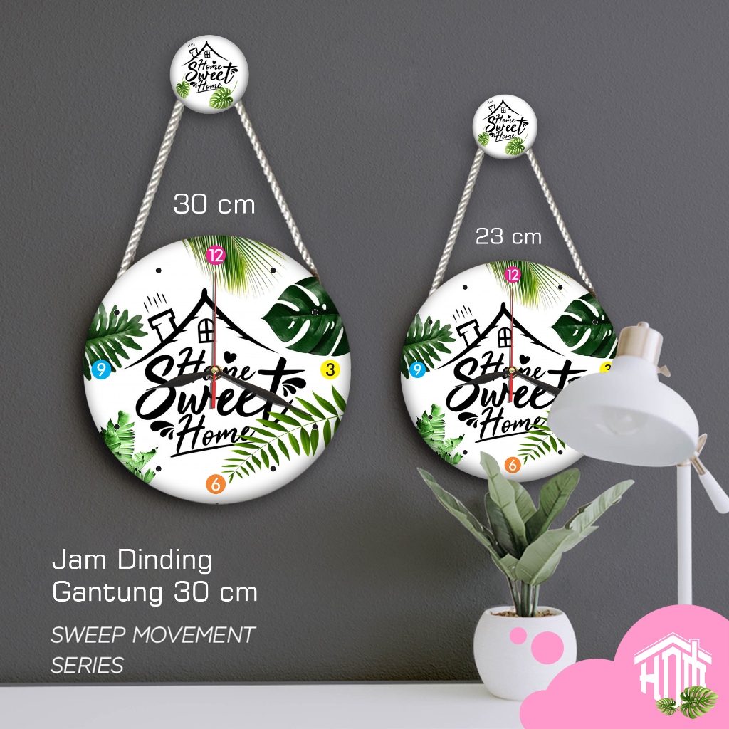 Jual [HDM] Jam dinding Kayu Model Gantung / Jam Dinding Kayu Unik / Jam ...