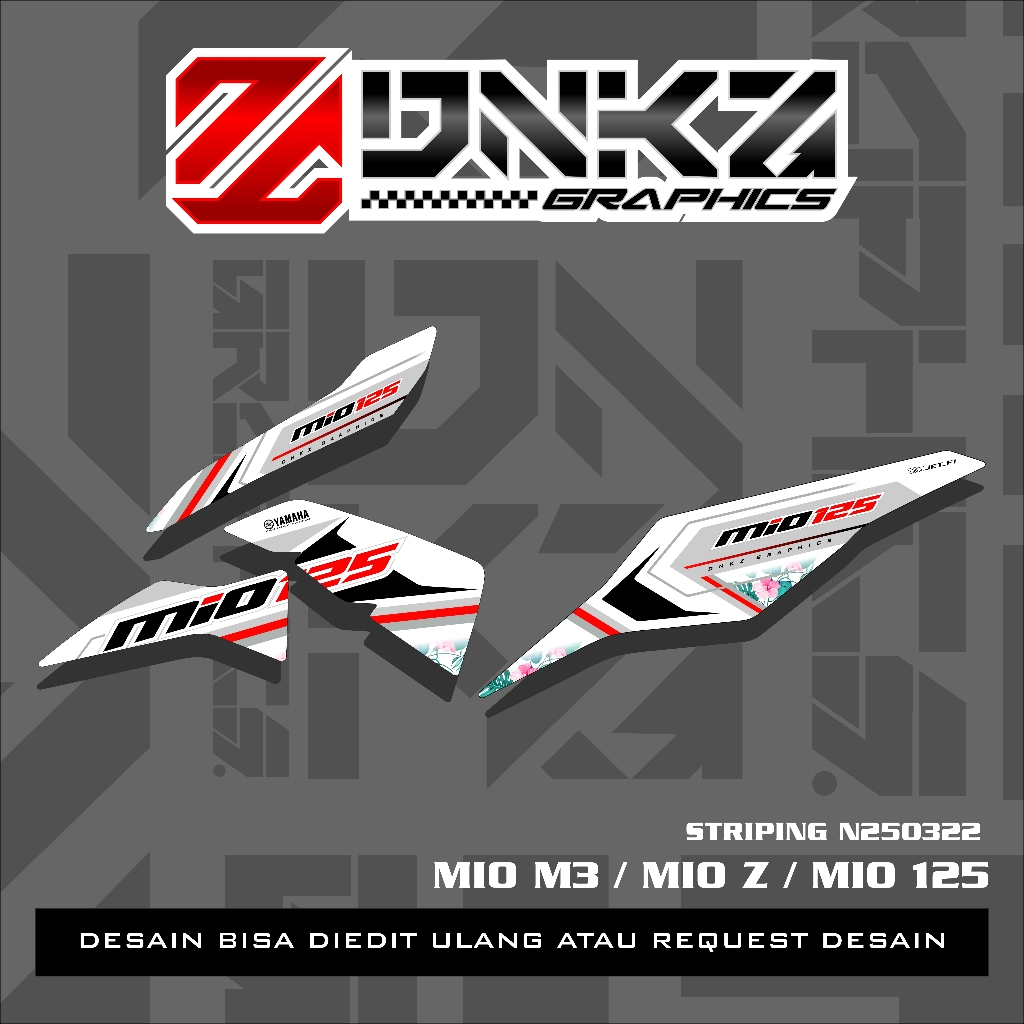 Jual Stiker Mio M3 Decal Striping Mio M3 / Mio Z / Mio 125 ST250322 ...