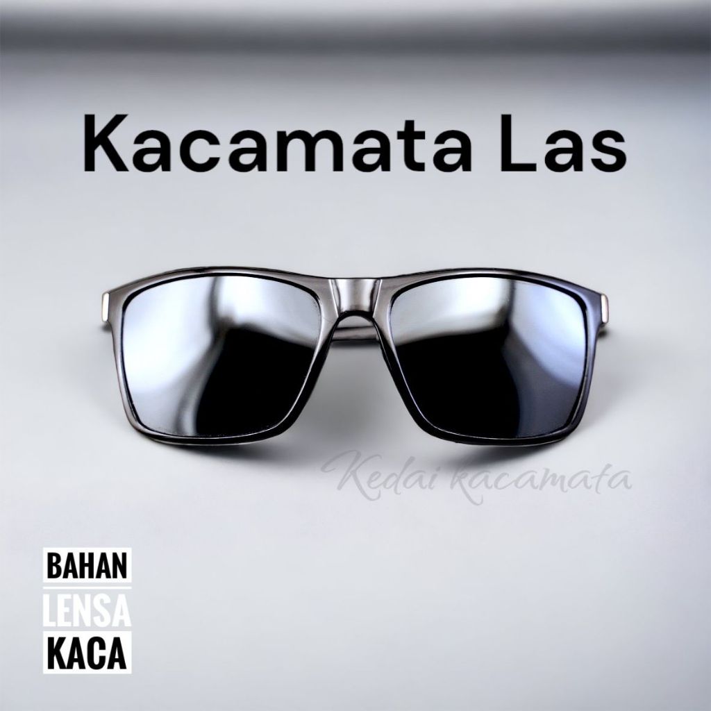 Jual 079 SPORTMAN/KACAMATA BAHAN LENSA KACA/KACAMATA HITAM LAS BAHAN ...