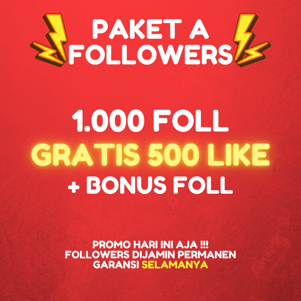Jual FOLLOWES FOLLOWERS FOLOWERS PERMANEN FAST REAL AKTIF FOLOWERS ...