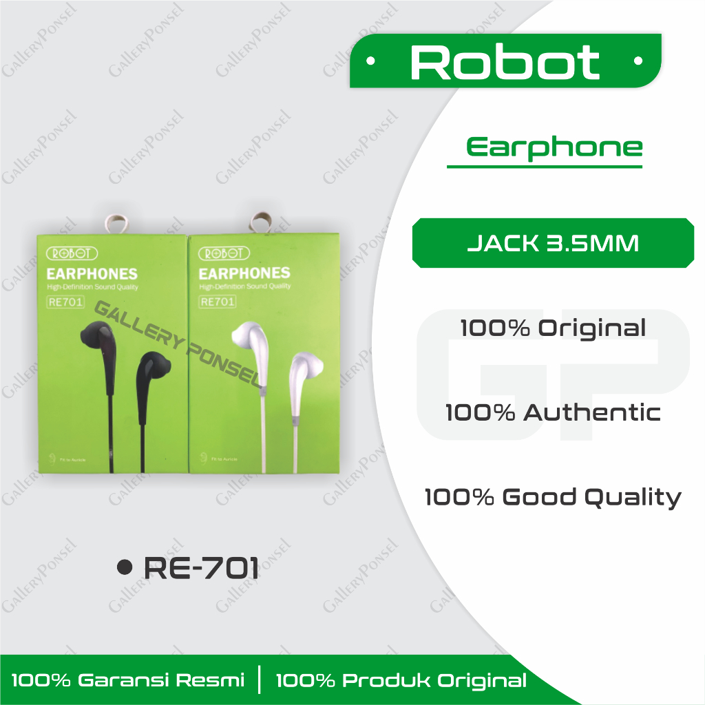 Jual Headset / Earphone ROBOT Bass - RE701 (1PCS) | Shopee Indonesia
