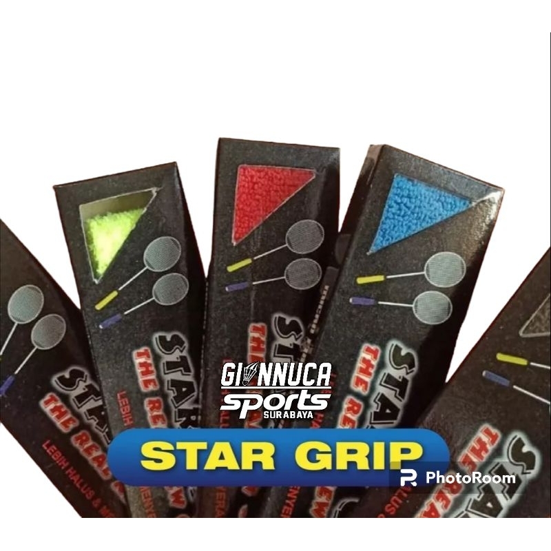 Jual GRIP HANDUK RAKET BADMINTON TYPE STAR GRIP (1BOX ISI 60PC ...