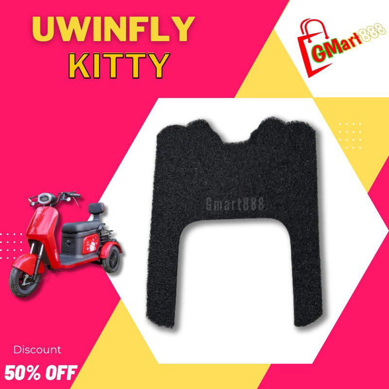 Jual Karpet sepeda motor listrik roda tiga Uwinfly Kitty roda 3 Serabut ...