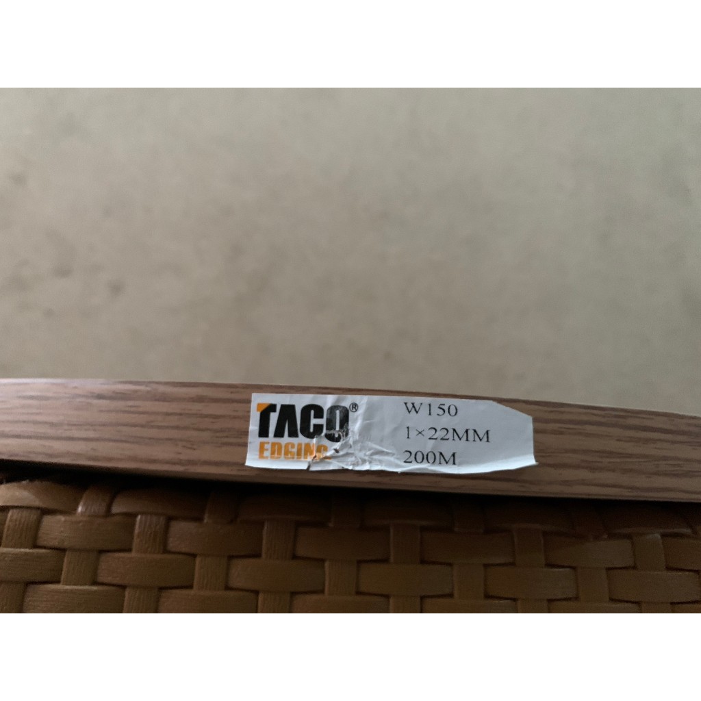 Jual Per 5 Meter Edging Taco W 150 1 x 22 Mm Woodgrain HPL TH 150 AA 2 Cm | Shopee Indonesia