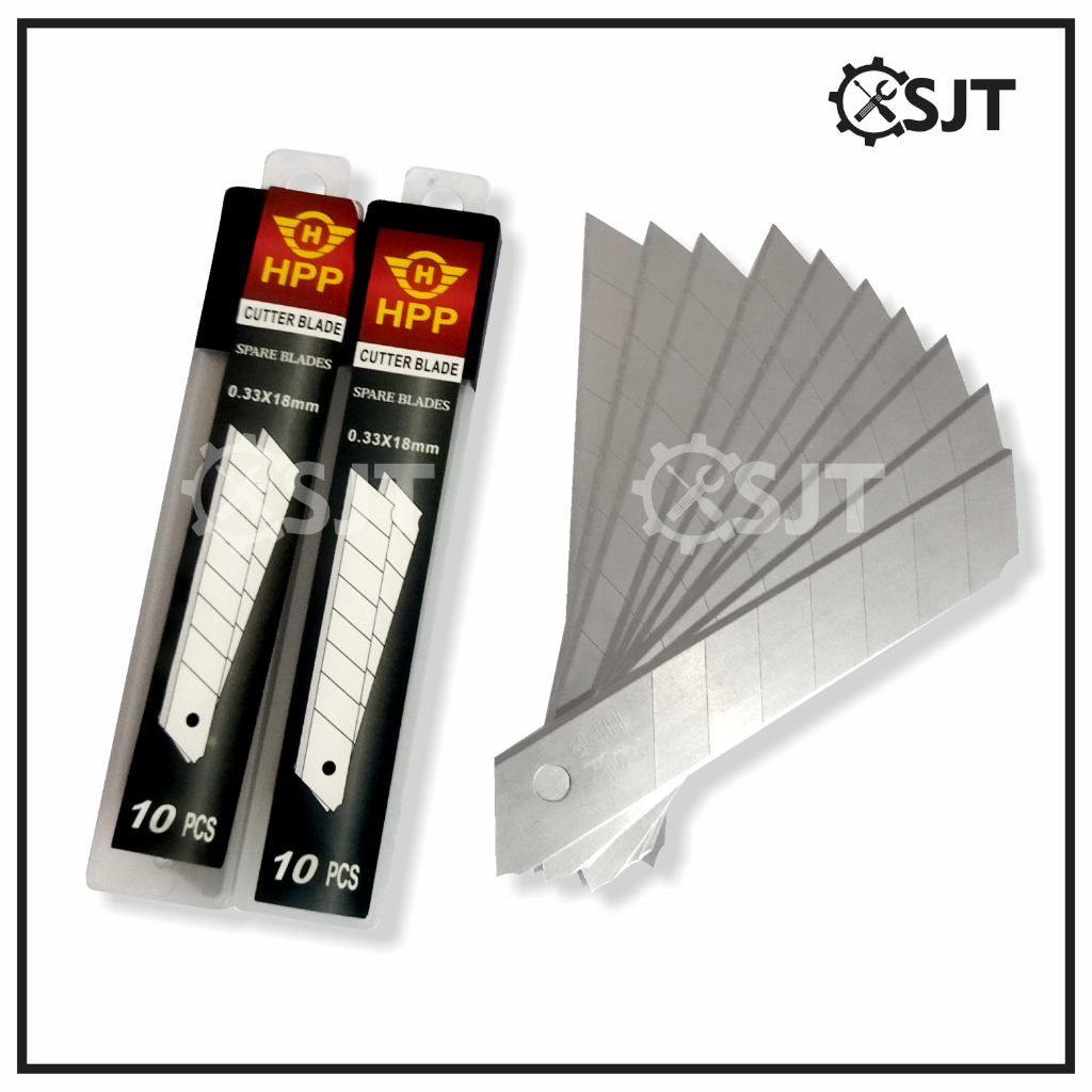 Jual SJT - HPP Refill Cutter Besar 10 PCS Mata Cutter Berkualitas Isi ...