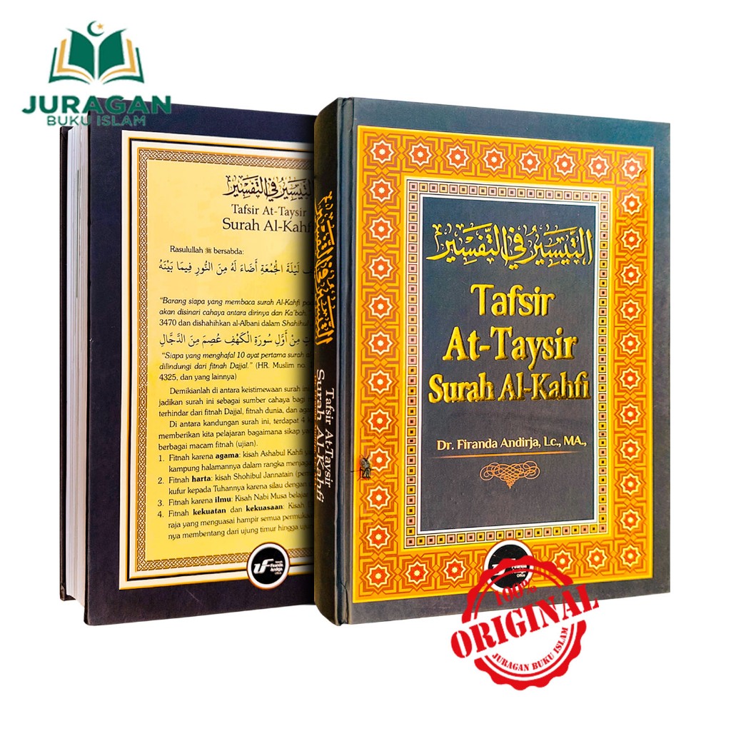 Jual ORIGINAL BUKU Tafsir At Taysir Surah AL KAHFI - UFA Official | Shopee Indonesia