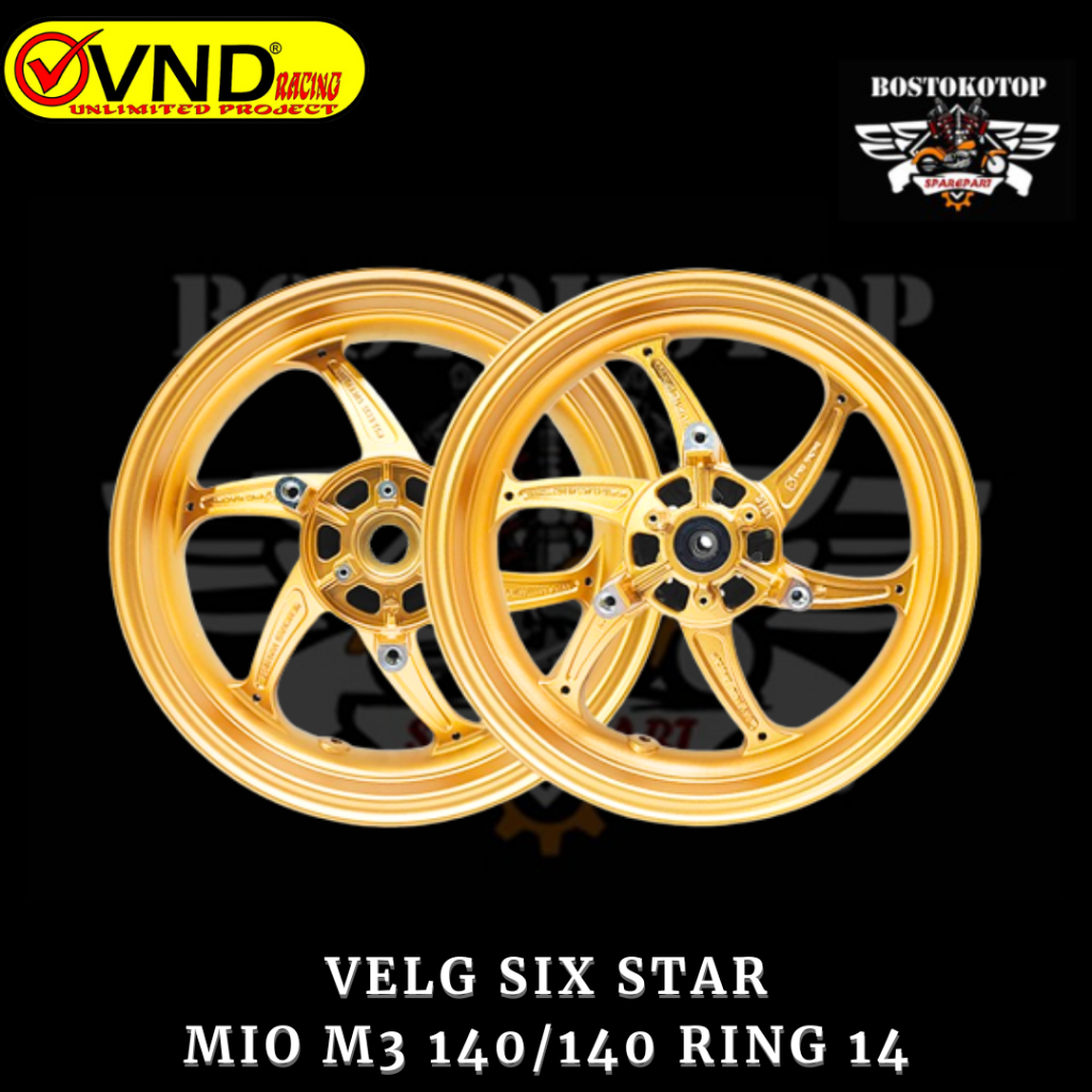 Jual VND Racing Velg Pelg Peleg Drag Tipe Six Star 6 Palang Mio M3 Mio ...