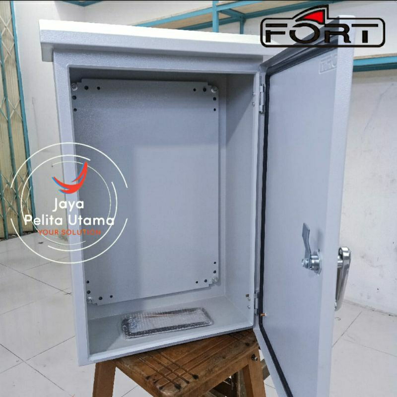 Jual box panel listrik FORT 60x40x20 metal outdoor full 1mm pabrikan merk fort | Shopee Indonesia