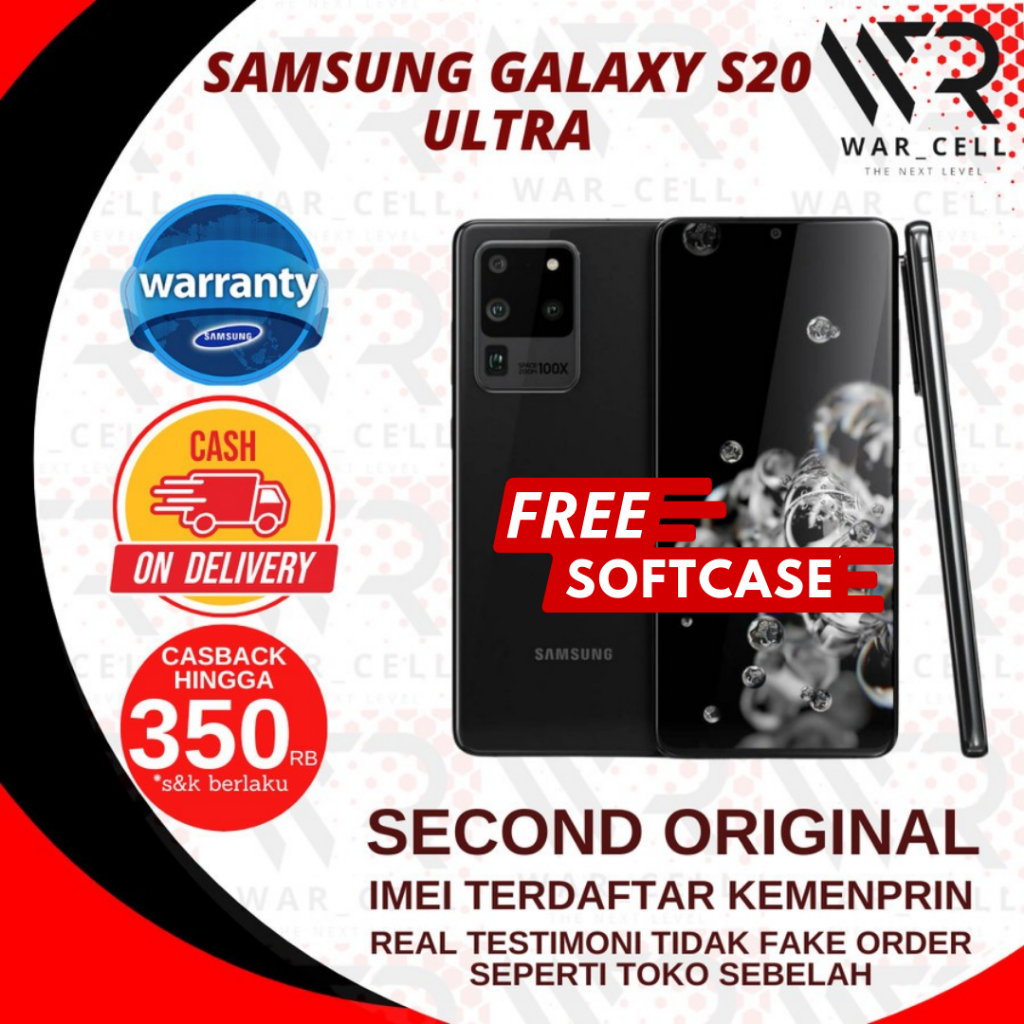 Jual SEIN Samsung Galaxy S20 Ultra | S20 PLUS 8/128GB 12/128GB Second Original | Resmi | Shopee ...