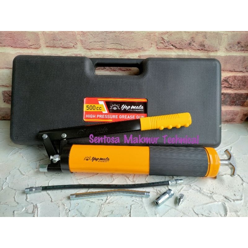 Jual TJAP MATA 500 CC Hand Grease Gun Pompa Gemuk Tangan 500CC + Box ...