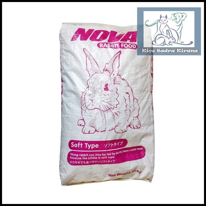 Jual EKSPDISI NOVA Rabbit 10kg KARUNGAN makanan pakan pellet kelinci ...
