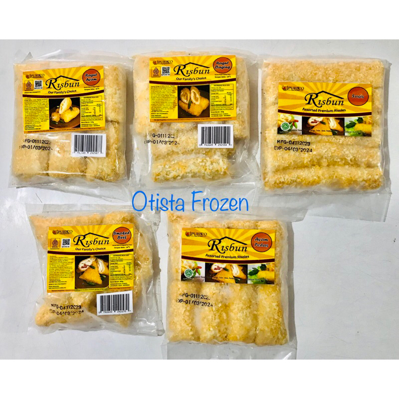 Jual RISBUN SOSIS SOLO / RISOL AYAM / ROGUT DAGING / RISOL SMOKE BEEF ...