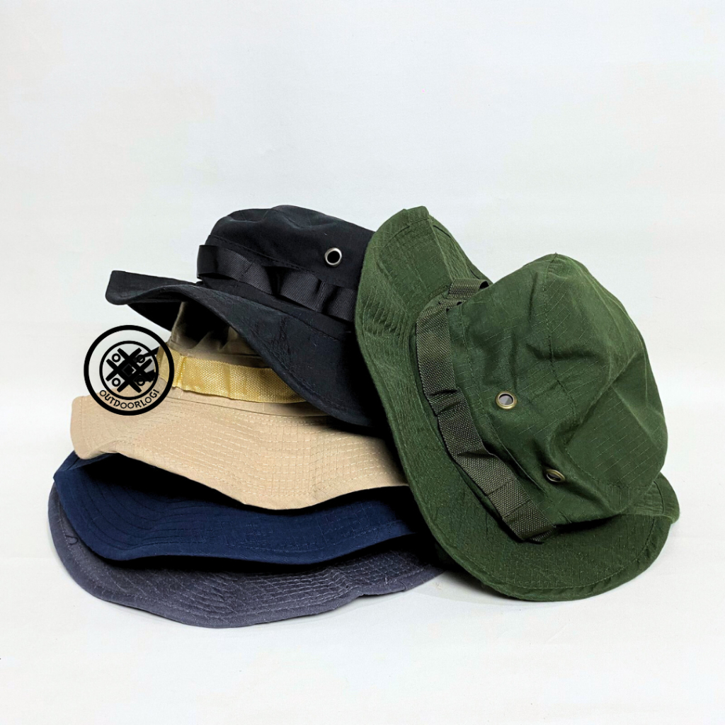 Jual Topi Rimba Gunung Lokal / Topi Outdoor Pancing Terlaris Kekinian ...