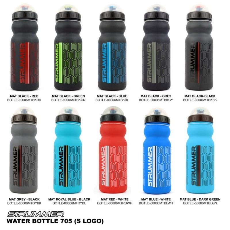 Jual botol minum sepeda lari running hiking BPA FREE Strummer | Shopee ...