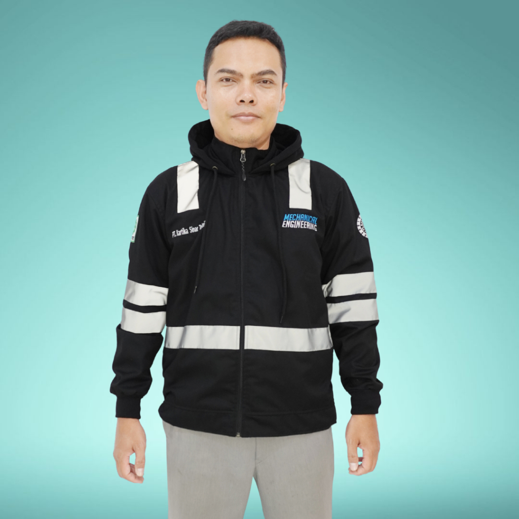 Jual Jaket Lapangan Jaket Outdoor Jaket Tambang Proyek Lapangan Safety ...