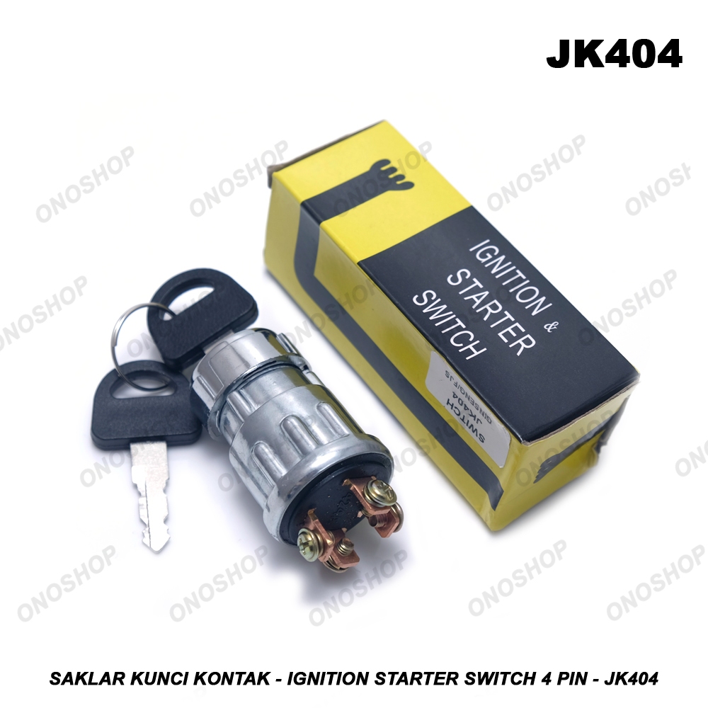 Jual Saklar Kunci contac - Ignition Starter Switch 4 Pin - JK404 ...