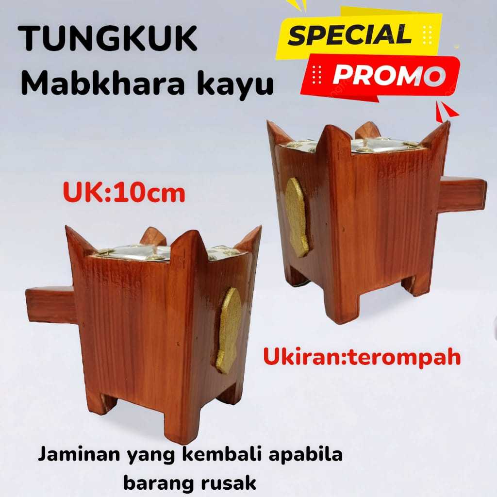 Jual Mabkhara Kayu Mini/tempat pembakar bukhur dupa/tempat bakar kayu ...