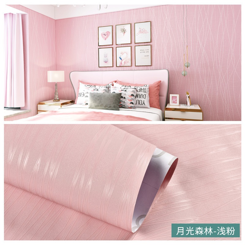 Jual Wallpaper Dinding Polos Pink Tekstur Wave 8m S D 9m X 45cm