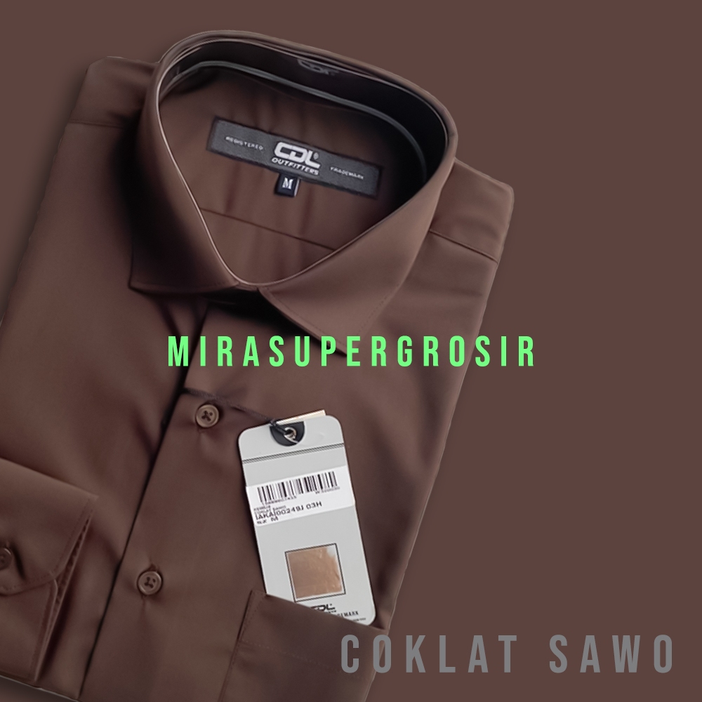 Jual CDL CARDINAL Kemeja Pria REGULAR Lengan Panjang Original Polos ...