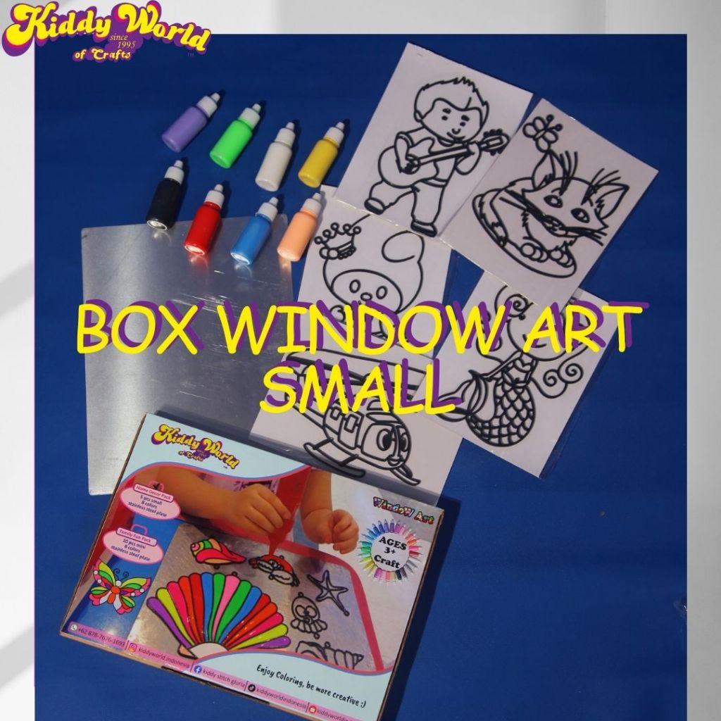 Jual Box Window Art Small - Mewarnai Mainan Edukasi Anak DIY Kerajinan ...