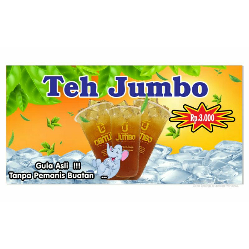 Jual spanduk es teh jumbo | Shopee Indonesia