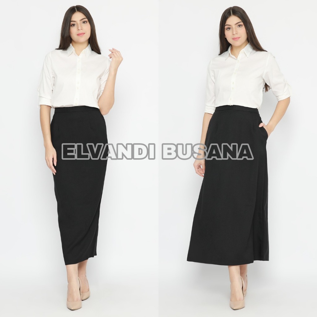 Jual Rok Kantor Wanita / Rok Kerja Wanita / Rok Panjang Wanita / Rok ...