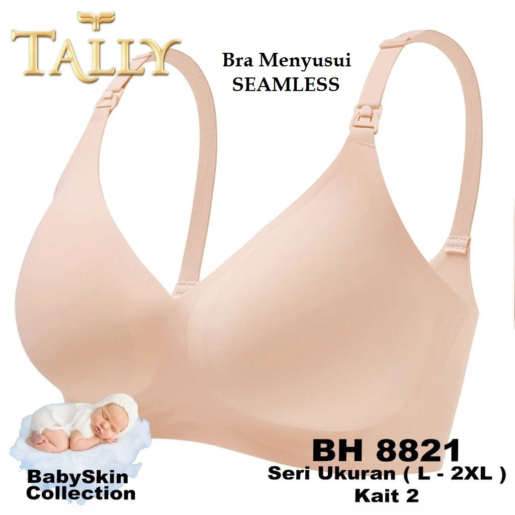 Jual Bra Menyusui Seamless Tanpa Kawat - Busa Tipis Baby Skin Kait 3 ...