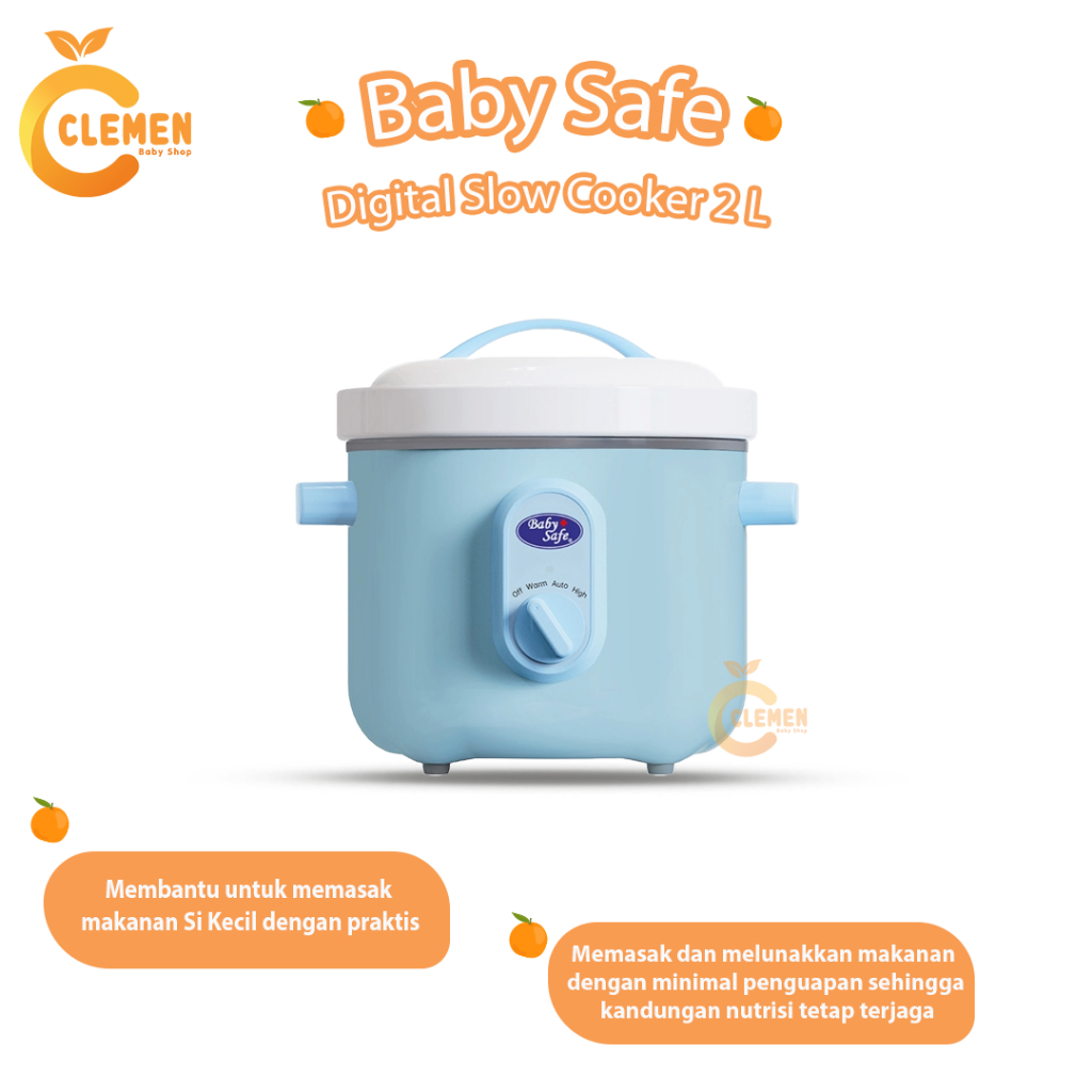 Jual Baby Safe Digital Slow Cooker 2 L (Pemasak Makanan Bayi) | Shopee ...
