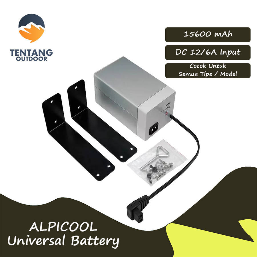Jual Baterai Kulkas ALPICOOL Power Universal 15600mAh Motorhome Caravan ...