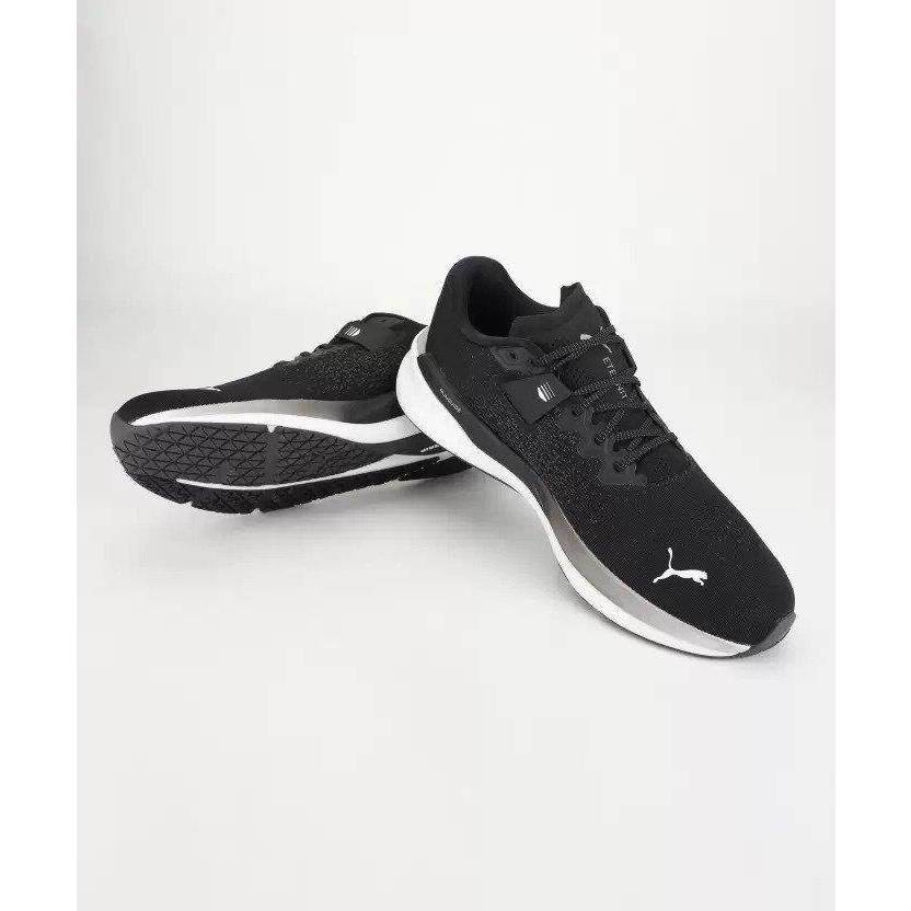 Jual Sepatu Running Puma Eternity Nitro Black White Original | Shopee ...