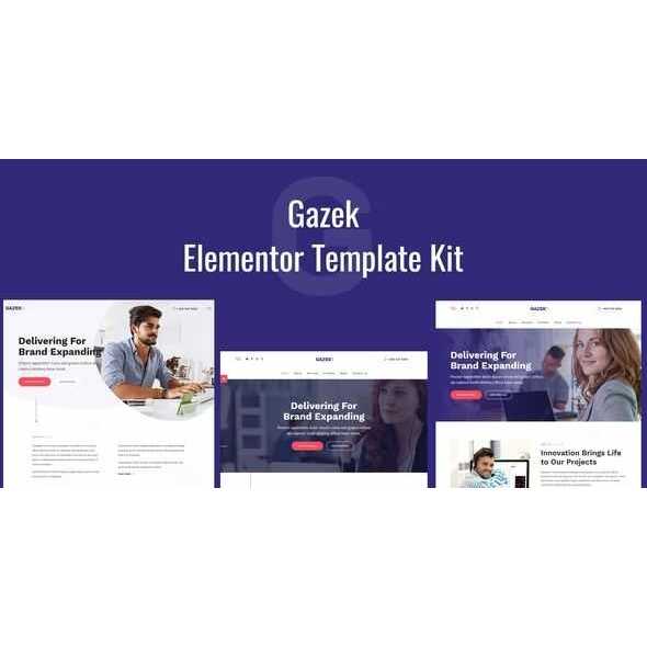 Jual Gazek Template Kit Wordpress – Agency Portfolio Elementor Template ...