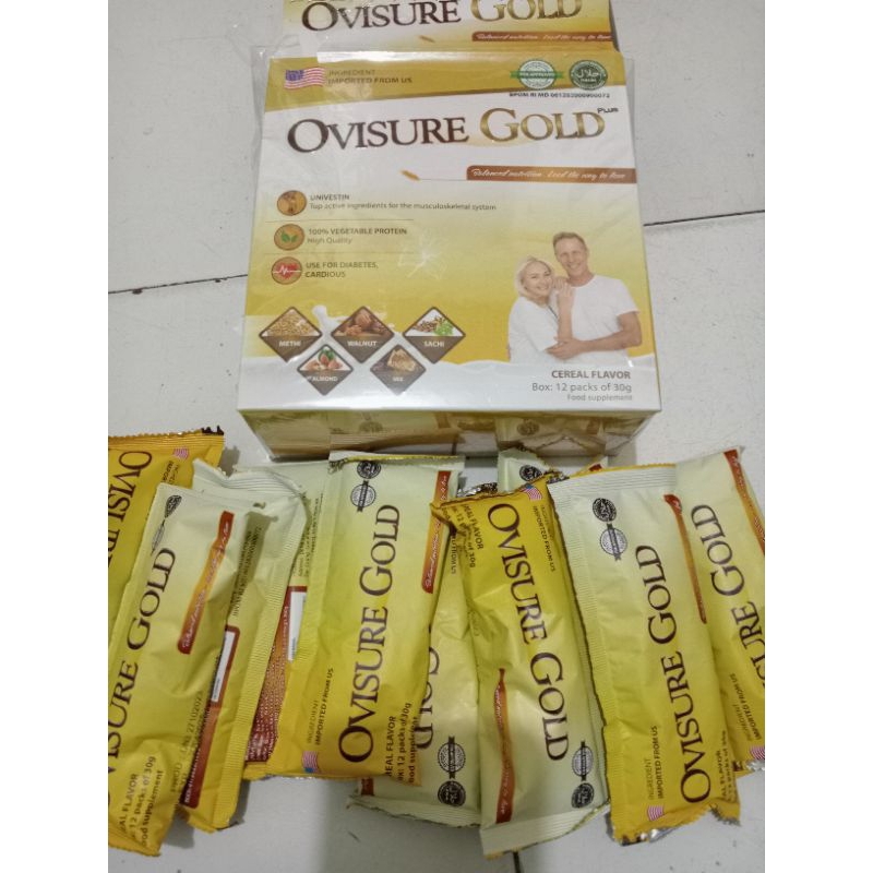 Jual Ovisure Gold Milk Original USA Sachet Susu Kesehatan Tulang Sendi ...