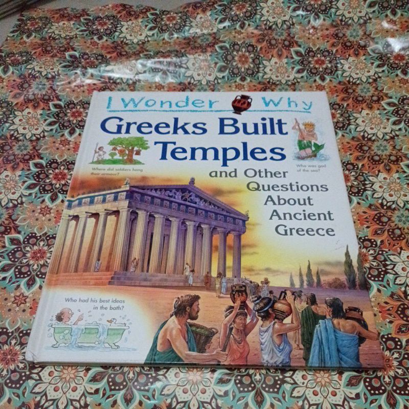 Jual Buku import I wonder why - Greeks Built Temples | Shopee Indonesia
