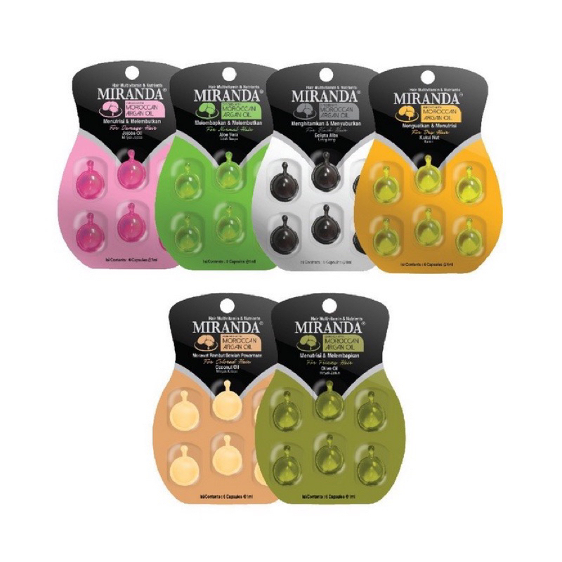 Jual (JBS STORE) MIRANDA HAIR MULTIVITAMIN & NUTRIENTS VITAMIN RAMBUT ...