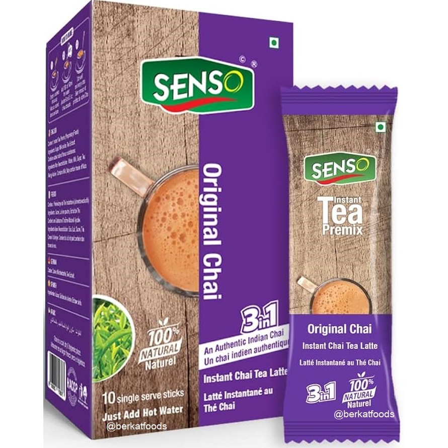Jual Instant Original Tea Senso India / Karak Chai Plain / Teh Susu ...