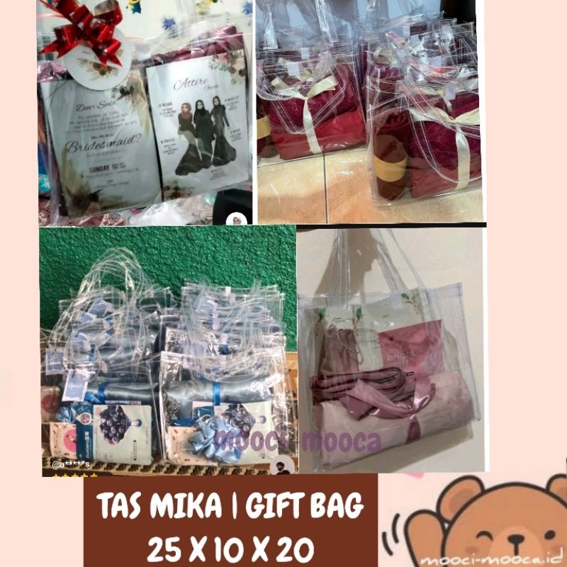 Jual TAS MIKA | GIFT BAG | TAS BRIDESMAID 25x10x20 | Tas Bingkisan ...