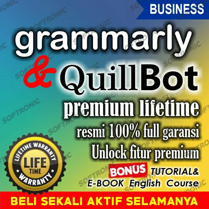 Jual Quillbot & Grammarly Grammar Premium Lifetime Account FULL GARANSI + Tutorial | Shopee ...