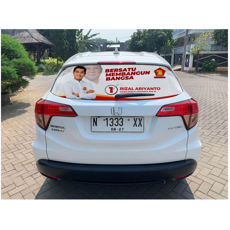 Jual Stiker One Way / Oneway Vision - Stiker tembus pandang Kaca ...