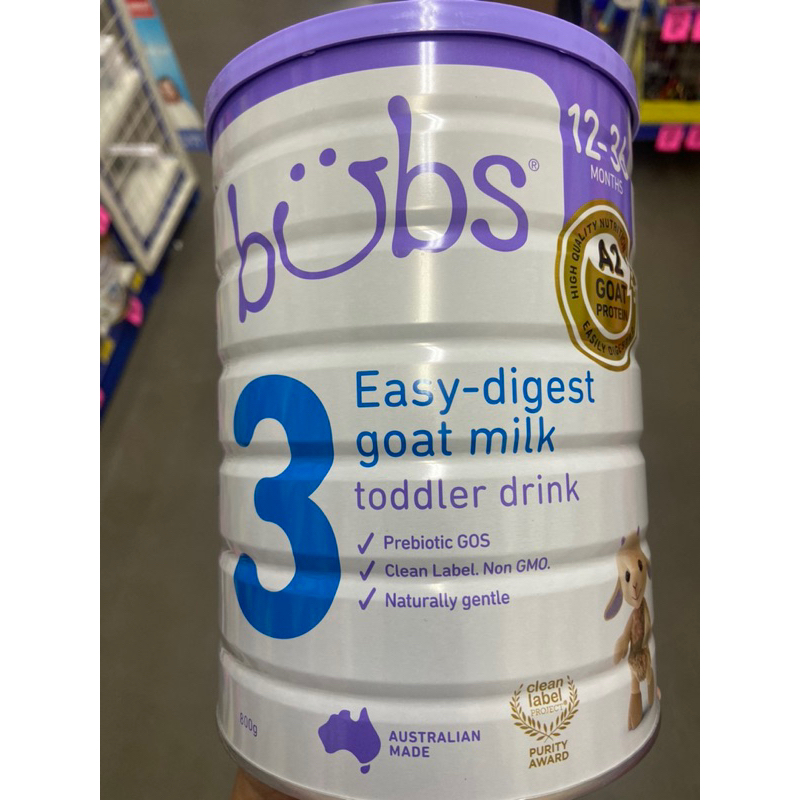 Jual Susu Formula Buubs Easy Digest Goat Milk Stage 3 (ages 12-36 ...